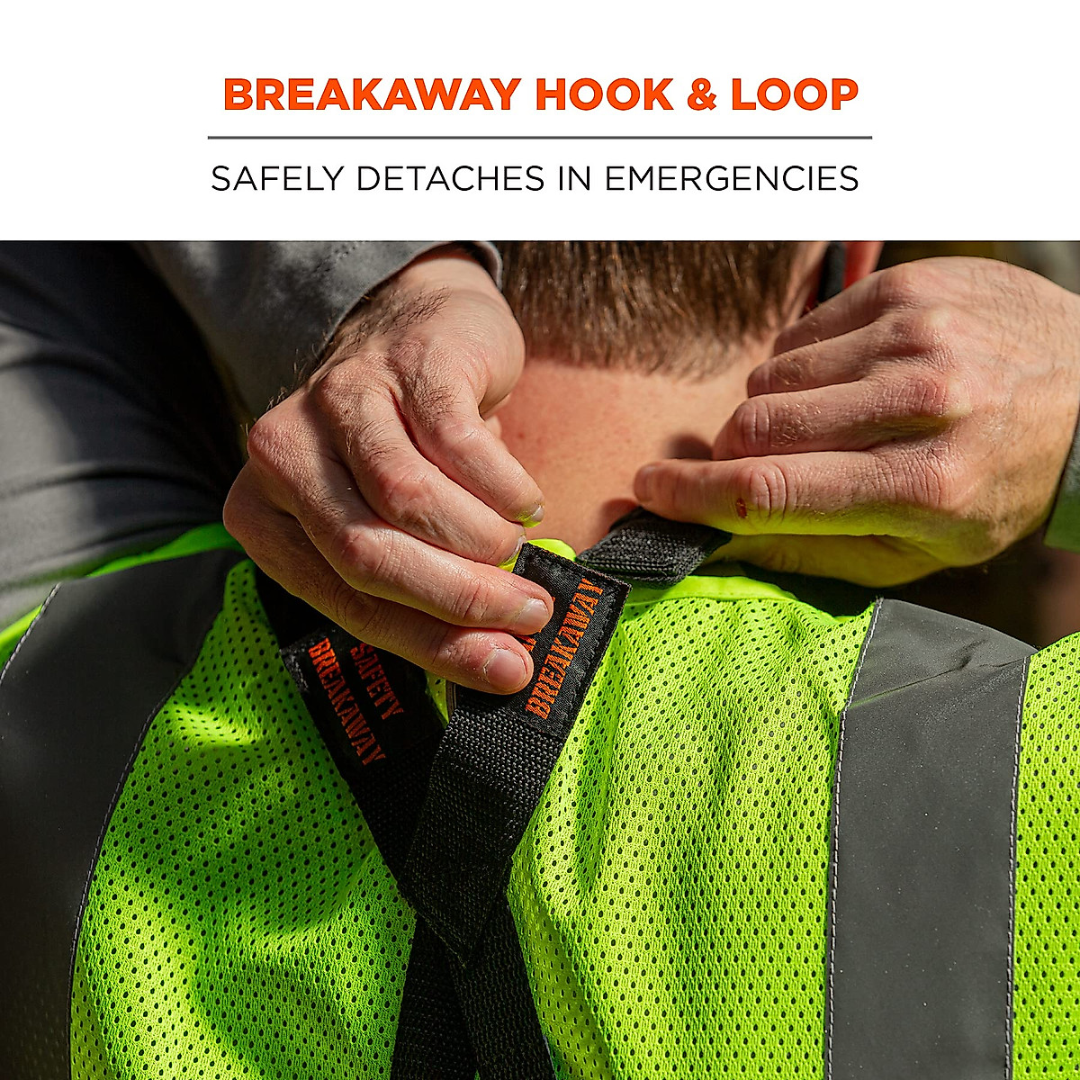 Ergodyne Squids 3138 Barcode Scanner Padded Harness, Tethering Lanyard for Bar Code Scanners, Breakaway Design Large