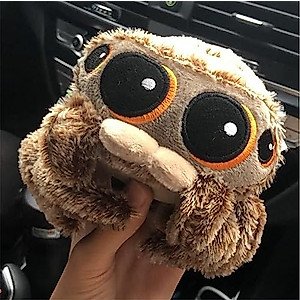MUSFT The Jumping Cute Spider Plush Stuffed Animal Character Anime Movie Video Game Toy Best Gift for Kids Brithday 8"