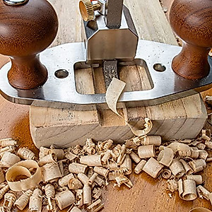 Admini Router Plane New Convenient Depth Adjusting Screw Nut System Hand Router Planer with Depth Stop and Holes for Base (Router Plane)