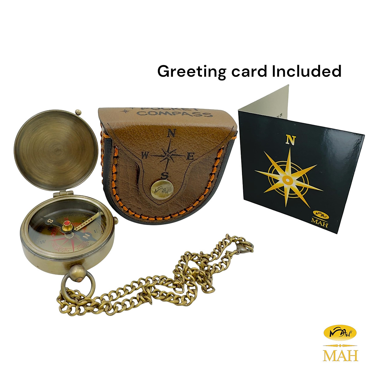 Second Star to The Right J. M. Barrie, Peter Pan Engraved Handmade Brass Compass for Birthday, Graduation Day, Confirmation Gift, Valentine Gift Parting Gift and Campion, Hiking Compass with Case