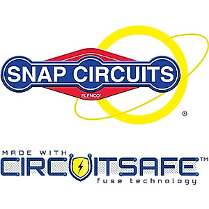 Snap Circuits Jr. SC-100 Electronics Exploration Kit, Over 100 Projects, Full Color Project Manual, 28 Parts, STEM Educational Toy for Kids 8 +