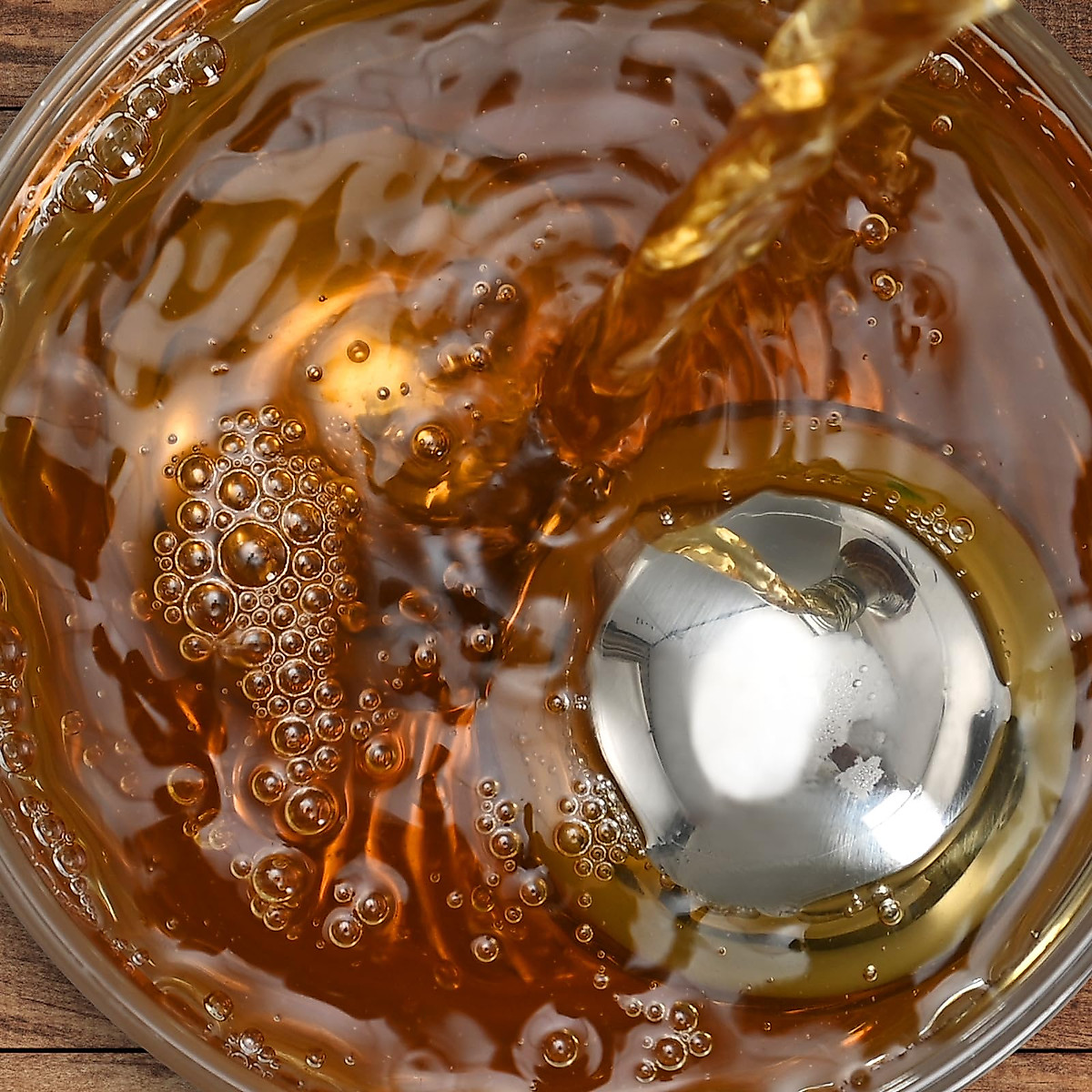 EooCoo Whiskey Stones Gift Set with 2 Pcs Stones and Box, Stocking Stuffers for Him, Reusable Ice Ball for Drinking, Christmas Gift for Men Whiskey Lovers, Bourbon, Cognac, Scotch, Gin, Wine Beverage