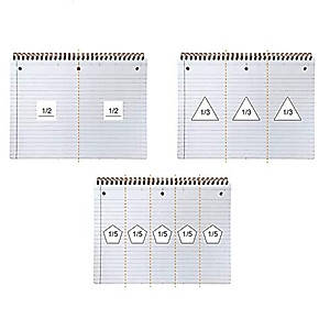 Landscape Notebook - 10" x 7.5" Horizontal Lined College Ruled, 160 pages (80 sheets)