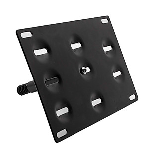 Xotic Tech Tow Hook License Plate Screw On Mount Bracket Compatible with Ford Focus RS 2016 2017 2018 (Black)