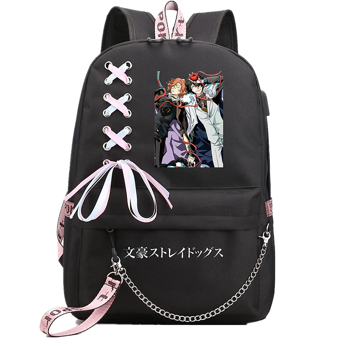 ISaikoy Anime Bungo Stray Dogs Backpack Shoulder Bag Bookbag School Bag Daypack Color20
