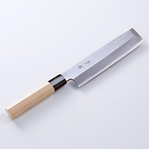 HONMAMON"SHIGEKATSU" Usuba Kitchen Knife 165 mm(abt 6.5") for Right Hander, for Vegetable, Blade Edge :SK Material
