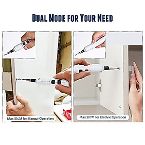 QYBEEDE Cordless Electric Screwdriver, 3.6V Mini Home Screwdriver Set Precision Bits with Screw Accessories Portable Magnetic Repair Tool Rechargeable Power Screwdriver for Phone Watch Camera Laptop