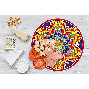 HASTA LA RAIZ | Mexican Handmade Cheese Board covered with resin. Ideal for Charcuterie Platter & Serving Tray. Model: Sicily.