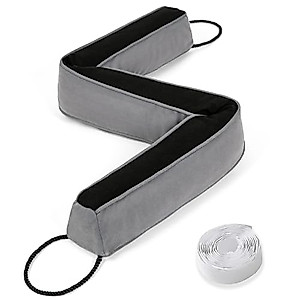 Door Draft Stopper for Bottom of Door, 38'' Weighted Door Draft Stopper, Under Door Bottom Gap Air, Light, Noise Sound Odor & Dust Blocker Guard - 2.2Lbs, 38 x4 inch Long