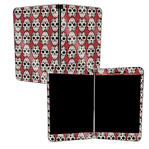 MightySkins Glossy Glitter Skin for Microsoft Surface Duo - Sugar Skull | Protective, Durable High-Gloss Glitter Finish | Easy to Apply, Remove, and Change Styles | Made in The USA