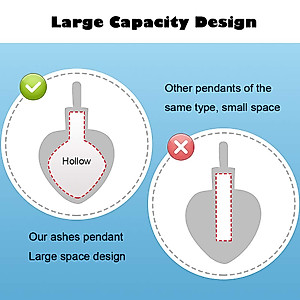 constantlife Crystal Heart Shape Cremation Jewelry Memorial Urn Necklace for Ashes, Stainless Steel Ash Holder Pendant Keepsake with Gift Box Charms Accessories for Women (Purple + White)