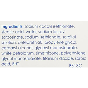 Vanicream Cleansing Bar 3.9 oz For Sensitive Skin, Pack of 4