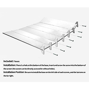 Dola-Dola Wood Screen Room Divider House in The Hamptons Folding Screen Waterproof Canvas Panels Indoor Portable Privacy Dual-Sided Display Shelves 6 Panels