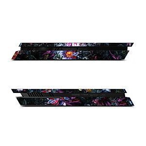 Head Case Designs Officially Licensed Riza Peker Skull Art Mix Vinyl Sticker Gaming Skin Decal Cover Compatible With Sony PlayStation 4 PS4 Slim Console and DualShock 4 Controller