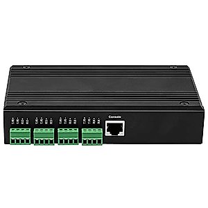 UOTEK Industrial  10/100M to 4-Port RS-232/485/422 Serial Device Server, UT-6004 (UT-6004MT-PD)
