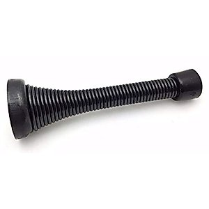 Colester Direct Qty 10 Spring Door Stop with Rubber Stopper, Spring Length 3 1/8", Overall Length 3 1/2" (Oil Rubbed Bronze)