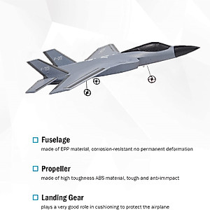 Vecktodisy RC Airplane,2 Channels RC Plane Ready to Fly,2.4Ghz Remote Control Airplane F35,Easy to Control and Durable Remote Control Plane for Kids Beginner