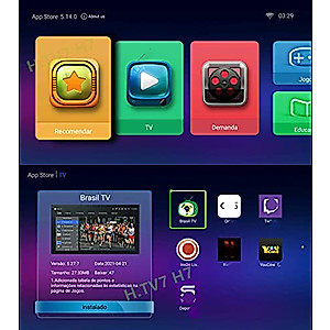 2023 htv8 Brazil tv H.TV8 H8 HTV7 HTV6+ New Version Brazilian TV Box 2GRAM+16GROM 4K Ultra HDR USB2.0/3.0 Opt Duo Band WiFi 2.4/5Ghz