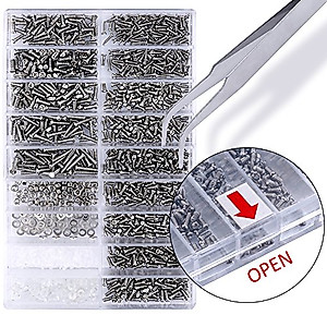 Upgrade Version Eyeglass Repair Kit,1500 Pcs More Complete Glasses Screws Kit and Nose Pads with 6 Pcs Screwdrivers and 3 Pcs Tools for Glasses, Eyeglasses and Sunglasses Repair