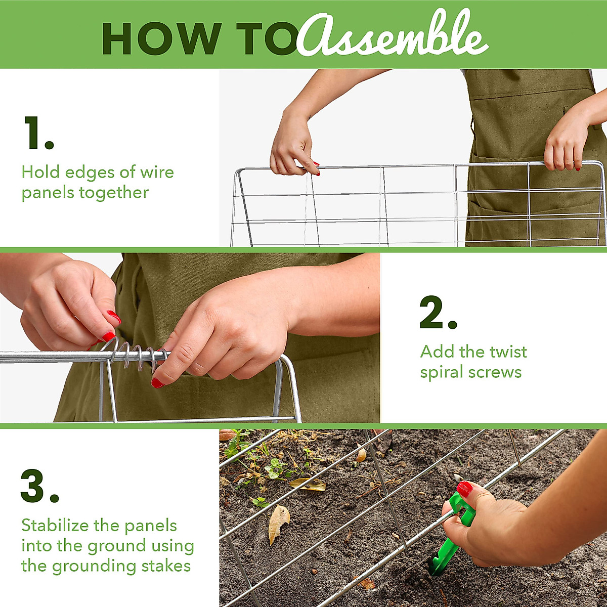 GOLETIO Cucumber Trellis for Raised Bed - 35" x 55" Garden Trellis for Climbing Plants Outdoor - A Frame Trellis for Climbing Vegetables with Plant Support Clips and Gloves