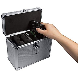 Logilink Aluminium Case to Protect up to 4 x 3.5 and 2 x 6.4 cm (2.5 inch) HDD Silver Silver 5X 3,5" HDD