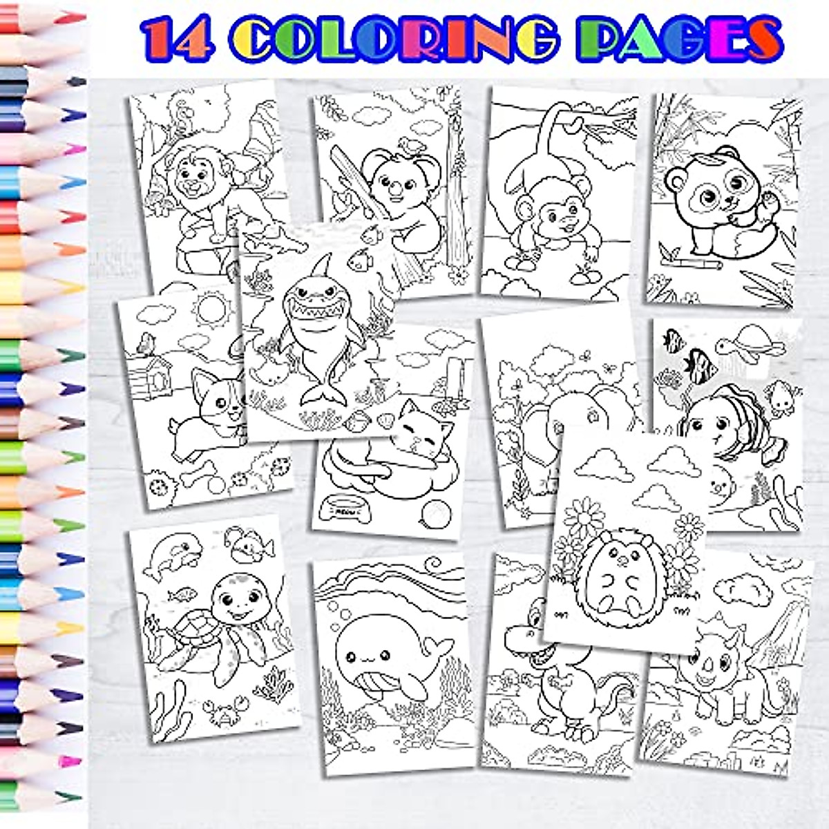 450PCS Stickers/Coloring Book for Kids 2-4, Make A Face Reusable Sticker Book for Toddlers Including 14 Coloring Pages 14 Scenes Airplane Activities for Kids Ages 4-8, Travel Road Trip Must Have