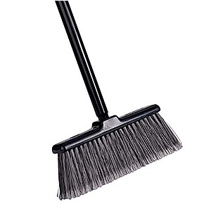 Fuller Brush Kitchen Broom - Long Handle with Wide Sweeper Broom - Helps Clean Hard-to-Reach Areas Perfect for Small Particles, Crumbs, Sand, Dust and More Ideal for Home Use