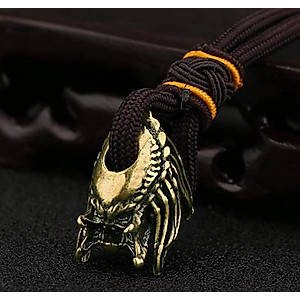 2pc Iron-Blooded Orphans Brass Bead Keychain Pendant Copper Paracord Bracelet Accessories EDC DIY Paracord Bead Paracord Accessories