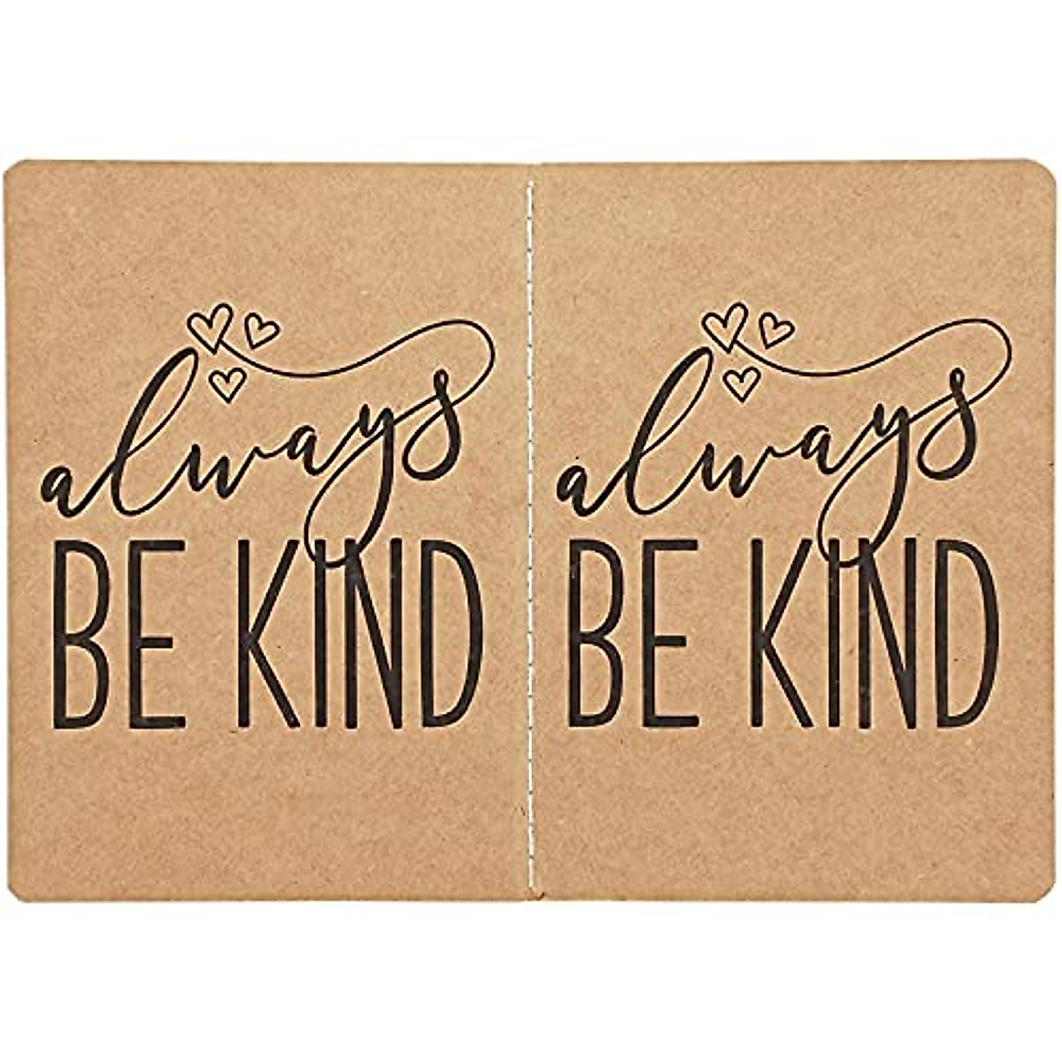 Kindness Counts Kraft Pocket Journals, Bulk Journals for Kids (4 x 5.75 in, 24 Pack)