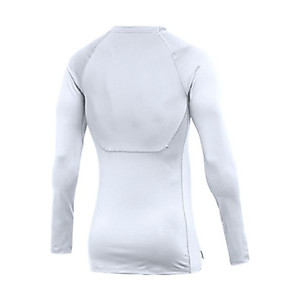 Nike Mens Pro Fitted Long Sleeve Training Tee (Medium White)
