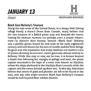 2023 History Channel Unexplained Mysteries Boxed Calendar: Inexplicable Events, Strange Disappearances, Baffling Phenomena (Daily Desk Gift for True Crime Fans)