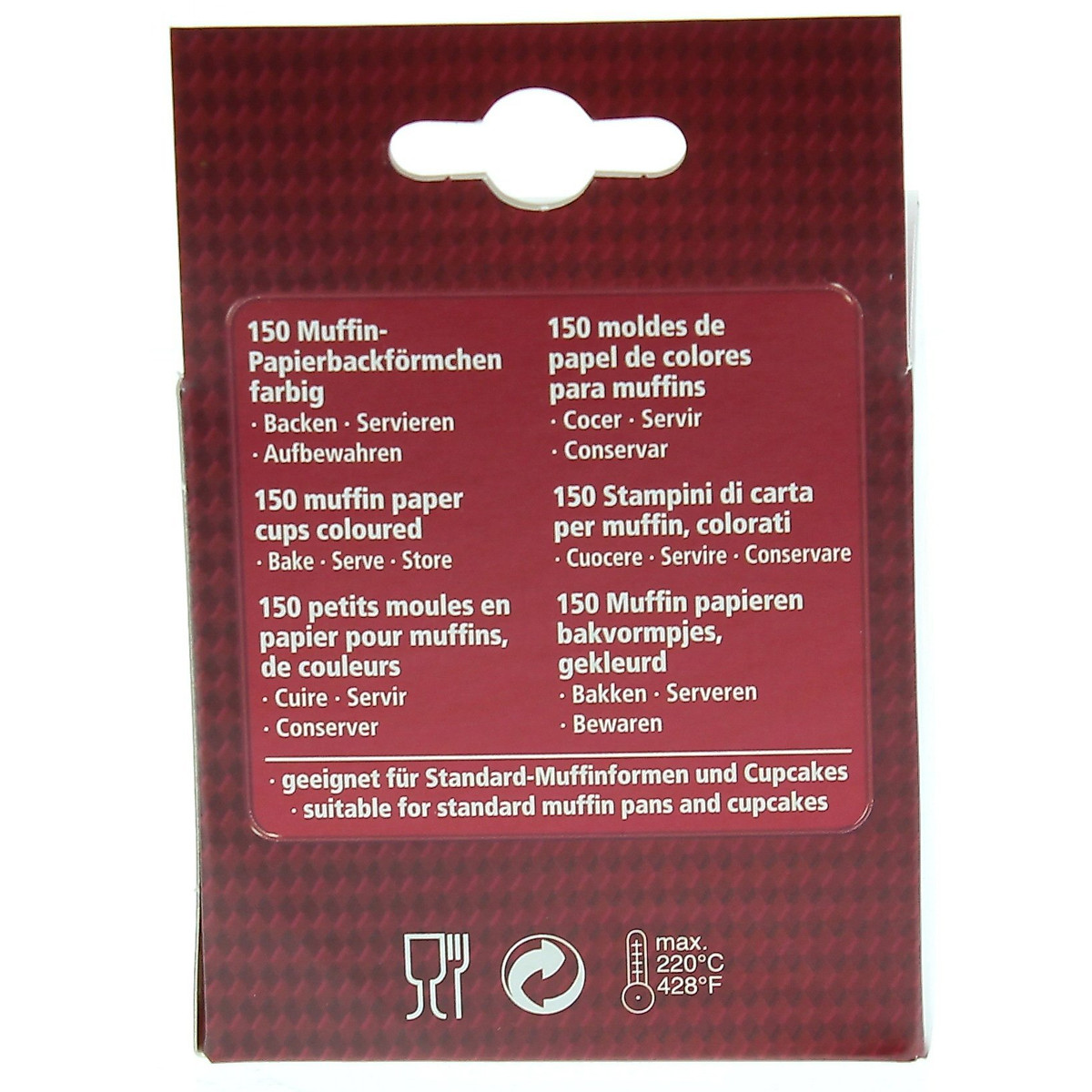 KAISER Muffin paper baking pan 150 pieces color-assorted 7cm