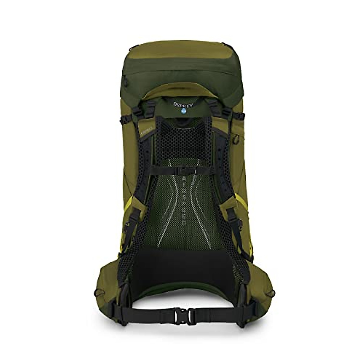 Osprey Atmos AG LT 65L Men's Backpacking Backpack, Scenic Valley/Green Peppercorn, Small/Medium