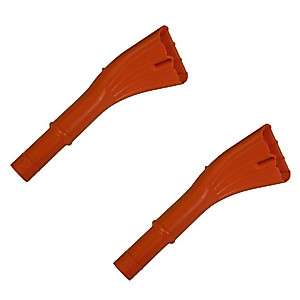 HASMX 2-Pack Red 1-1/2" x 12" Vacuum Claw for Mr. Nozzle 1 1/2" x 12" Wet/Dry Utility Shop Vac Auto Replace Part Number SCN2