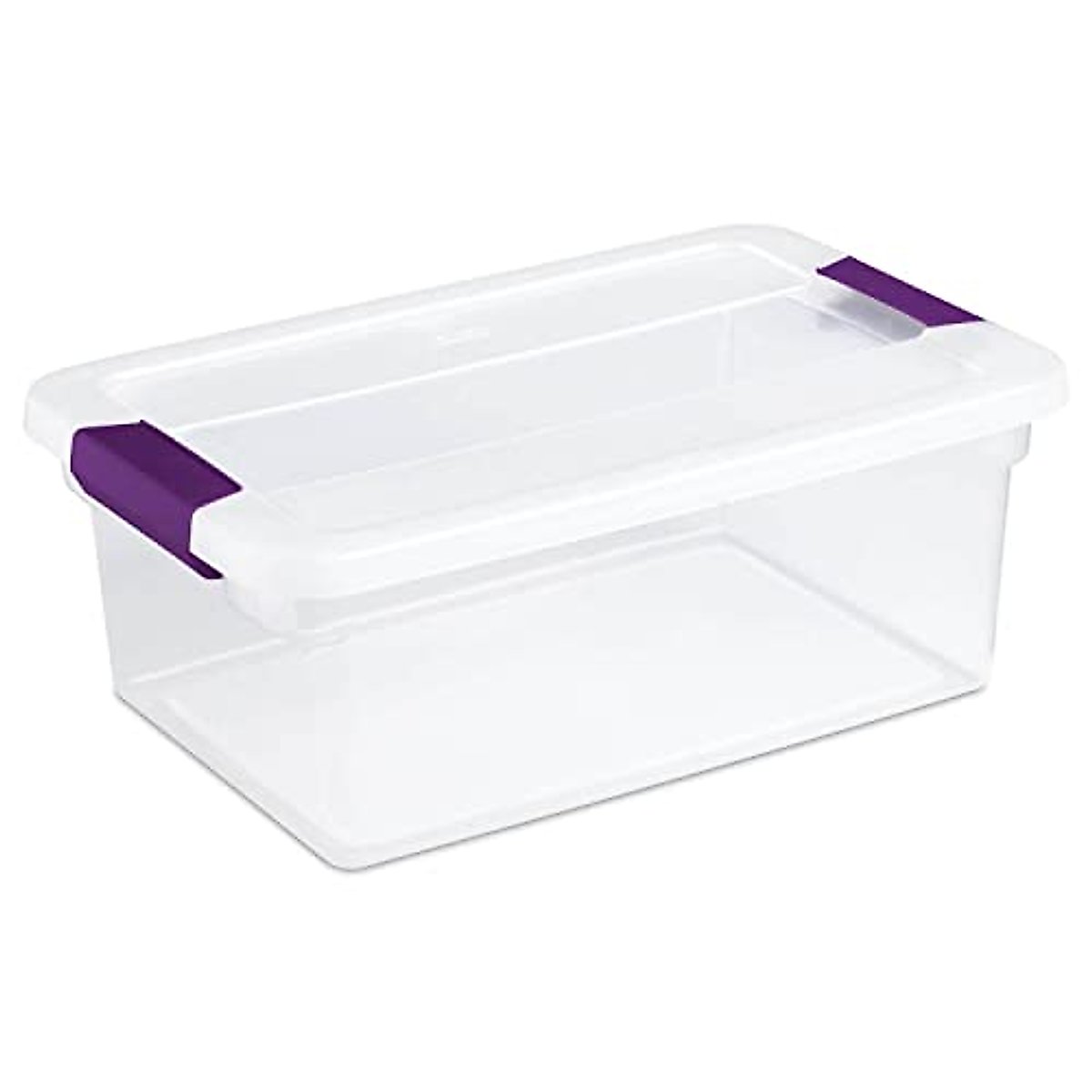 Sterilite 66 Quart Clear Latch Lid Storage Container Tote, 12 Pack, and 15 Quart Clear Latch Lid Storage Container Tote, 12 Pack for Home Organization