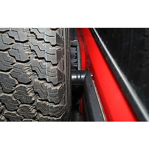 TOTMOX 2pcs Car Tire Carrier Bumper Kit Tire Replacement Rubber Pad Fit for Wrangler JK 2007-2017 Gladiator JT 2020