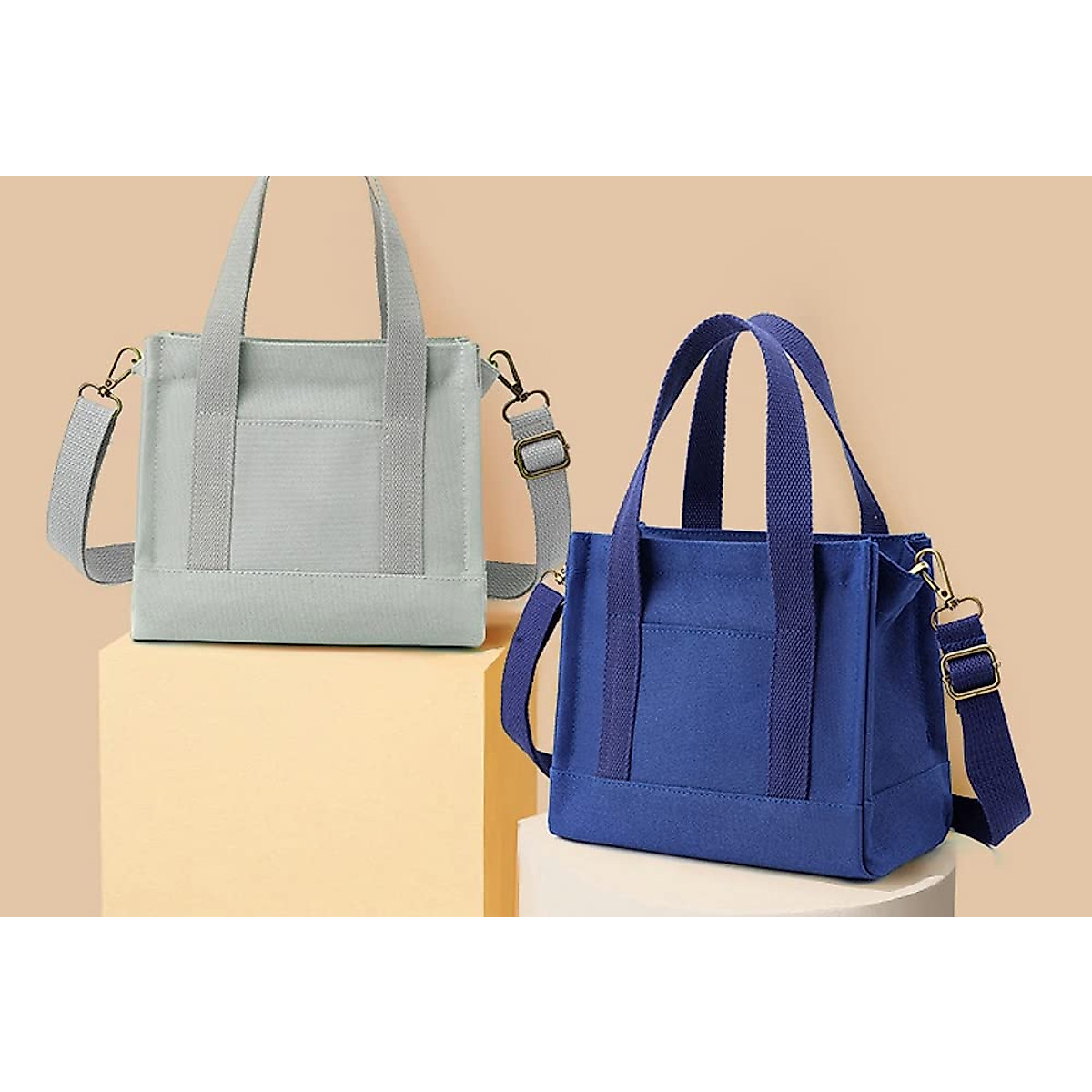 Tote Bag Women Canvas Handbag Hobo Crossbody Bag for Women Canvas Shoulder Bag Purse Mini Tote