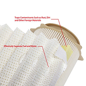 6.7L Cummins Fuel Filter Water Separator Set | Replacement for 2013-2018 Dodge Ram 2500 3500 4500 5500 6.7L Cummins Turbo Diesel Engines | Replaces# 68197867AA, 68157291AA