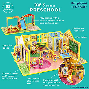 STORYTIME TOYS D.W.'s First Day of Preschool 3D Puzzle - Book and Toy Set - 3 in 1 - Book, Build, and Play