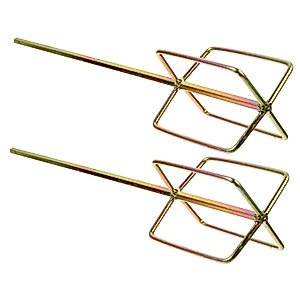 2Pcs stirring rod drill stirrer paddle cement mixer paint whisk for drill mud mixer drill attachment cement sticks paint mixer drill bit hand Component re-usable