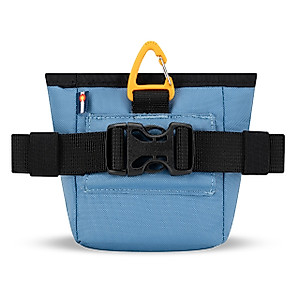 OllyDog Goodie Treat Bag, Dog Treat Pouch, Waist Belt Clip for Hands-Free Training, Magnetic Closure, Dog Training and Behavior Aids, Three Ways to Wear (Pacific Coast)