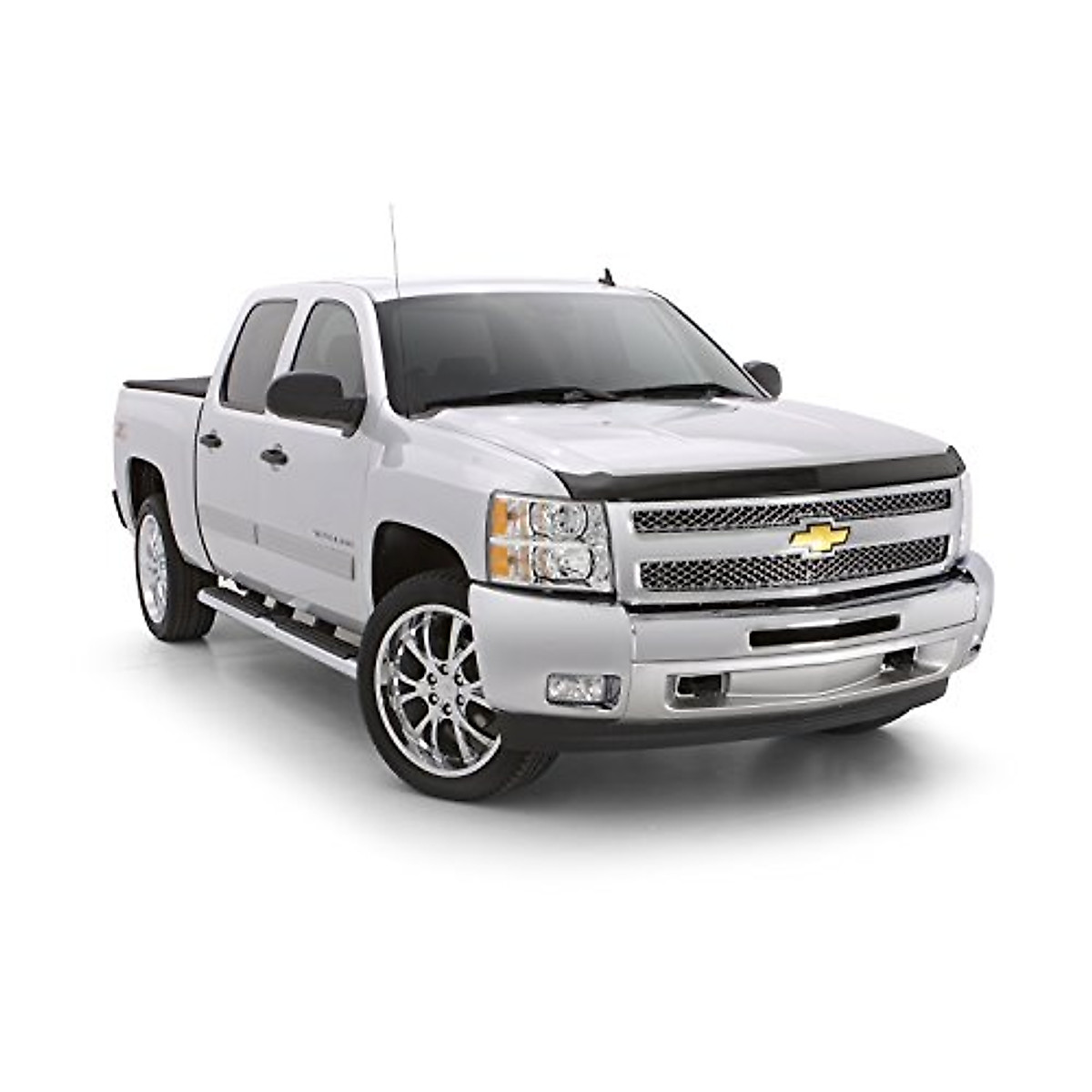 Auto Ventshade [AVS] Aeroskin Hood Protector | 2002 - 2006 Cadillac Escalade, Escalade EXT, Low Profile/Flush - Smoke | 320066