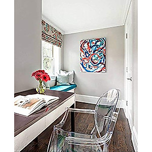 2xhome Set of 2 Clear Louis Ghost Dining Armchairs Polycarbonate Designer Acrylic Transparent Crystal Chair with Arms Glass Modern Mid Century Victorian See Through for Desk Kitchen