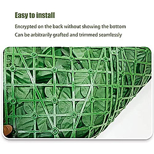 HACSYP Expandable Faux Privacy Fence Artificial Ivy Privacy Fence Screen | Artificial Green Leaf Plant Fence 40X118 Inch Wall Fence Panel | Terrace Garden Wedding Outdoor Decoration