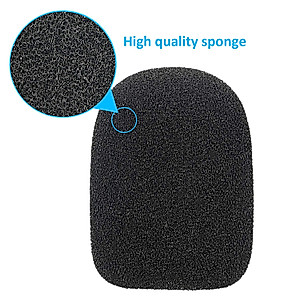 AT2020 Pop Filter Foam Cover - Large Mic Windscreen for AT2020 AT2020USB+ AT2035 Condenser Microphone to Blocks Out Plosives