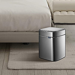Upella Teza 2 Gallon/8 Liter Sensor Trash can, Smart Touchless Design for Bathroom, Living Room, Kitchen and Office (Gray)