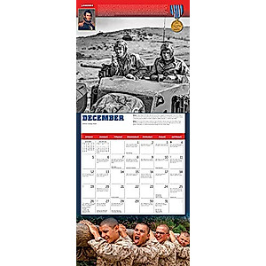 Marines Wall Calendar 2021, Monthly January-December 12'' x 14"