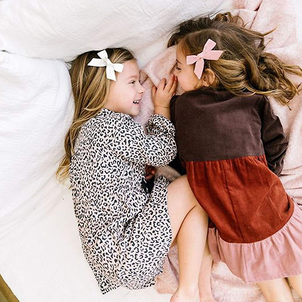 20 Pieces Baby Girls Hair Bows Clips Hair Barrettes Accessory for Babies Infant Toddlers Kids in Pairs