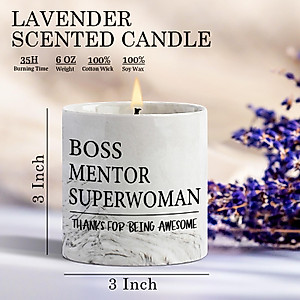 Boss Gifts for Women, Boss Candle Boss Lady Gifts Boss Gifts Boss Appreciation Gifts for Women Boss Lady Office Decor Boss Day Christmas Birthday Gifts Gift for Boss Mentor Manager Superwoman 6oz