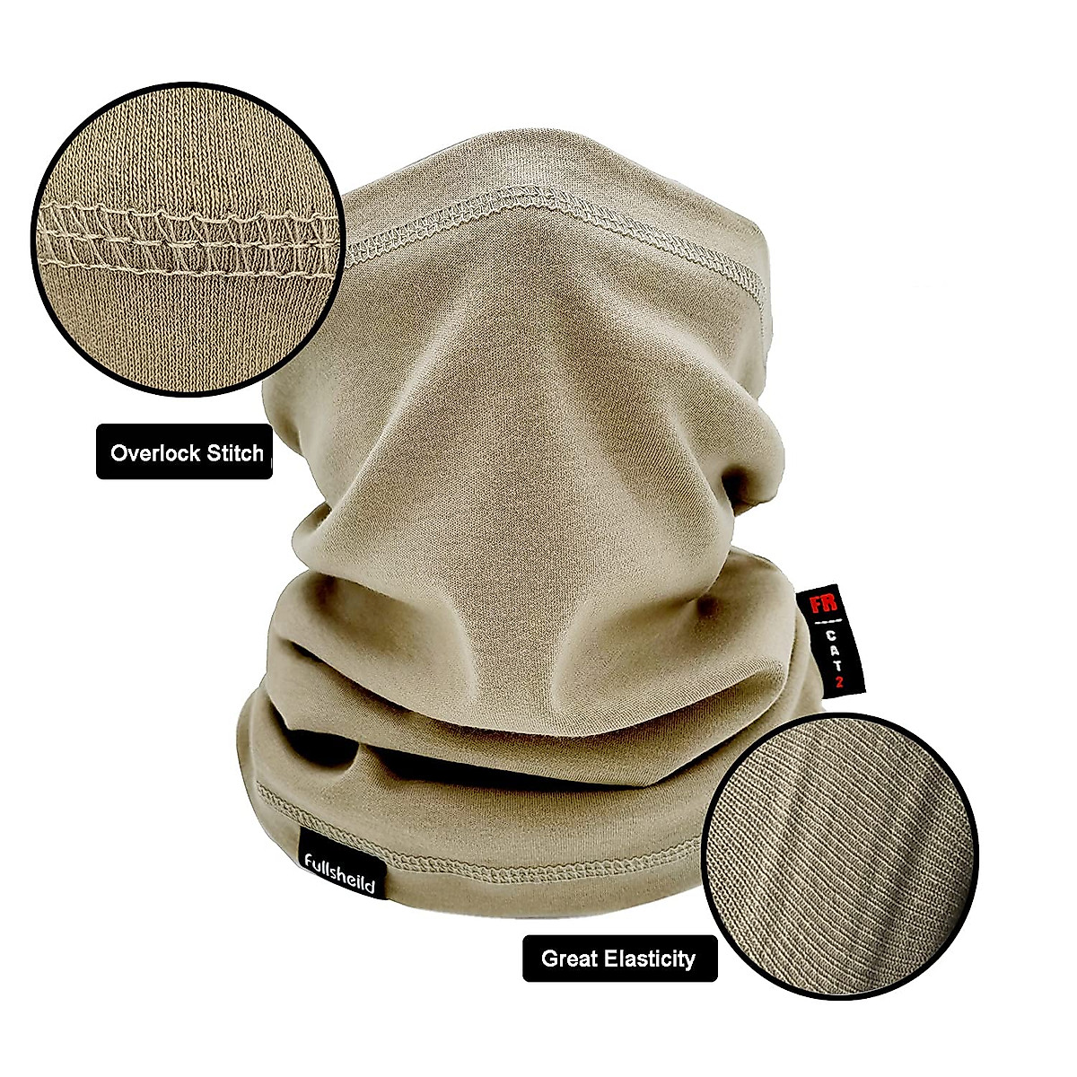 Fullsheild Cotton FR Neck Gaiter Welding Cap Set Flame Resistant 12 CAL Face Muffler Cover with Weld Hats for Welder Automotive Working